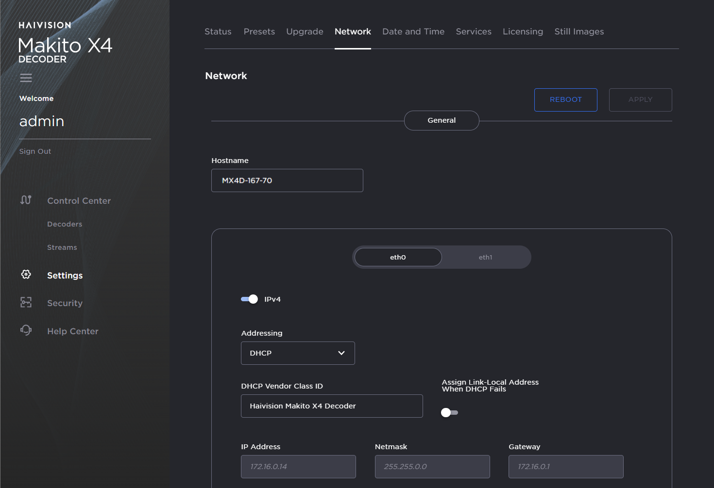 Configuring Network Settings