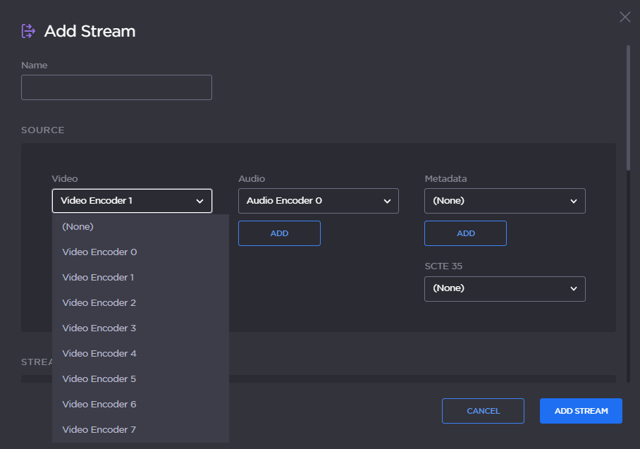 Setting Up a Second Stream