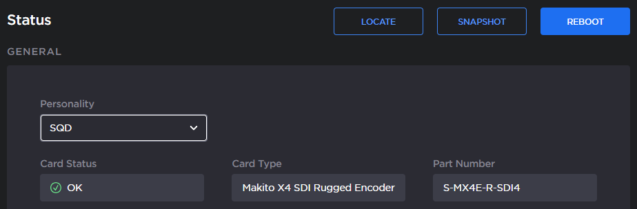 Configuring SQD Inputs