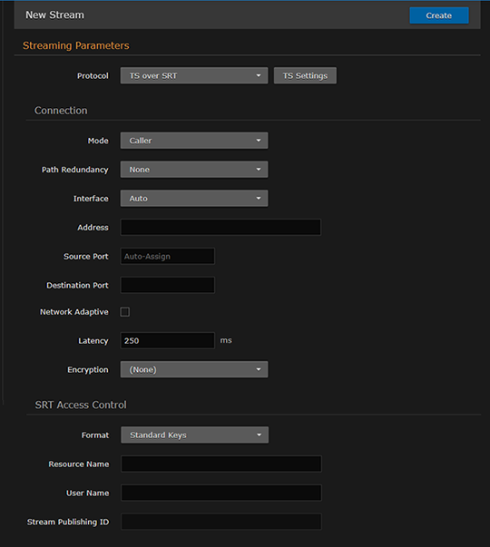 Configuring Secure Reliable Transport (SRT)