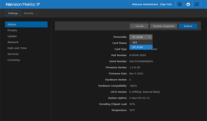 Managing System Status Information