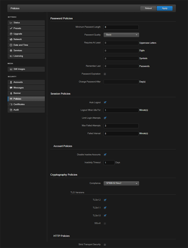 Managing Security Policies
