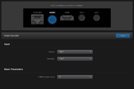Configuring the Analog Audio Output