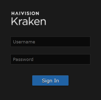 Signing in to Your Server