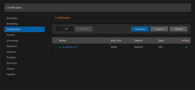 Generating a Certificate