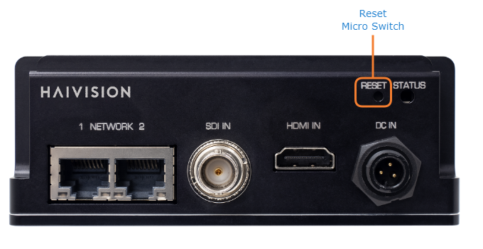 Resetting the Encoder