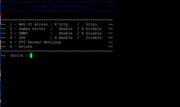 Configuring Security Settings