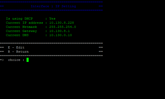 Configuring an Ethernet Interface