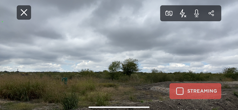 Creating a Live SRT Stream Using a Mobile Device