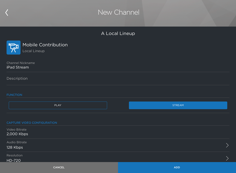 Creating a Live SRT Stream Using a Mobile Device