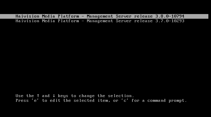 Reverting an Upgrade