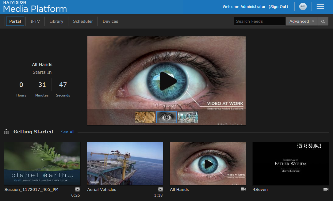 Configuring Feeds and Activating the Portal