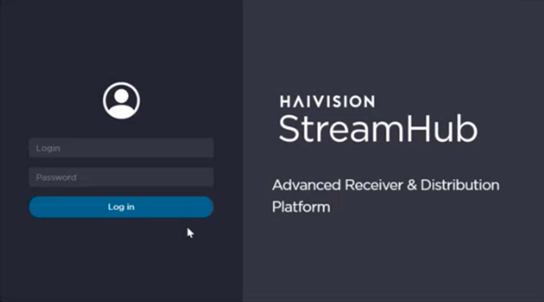 Signing in to Your StreamHub