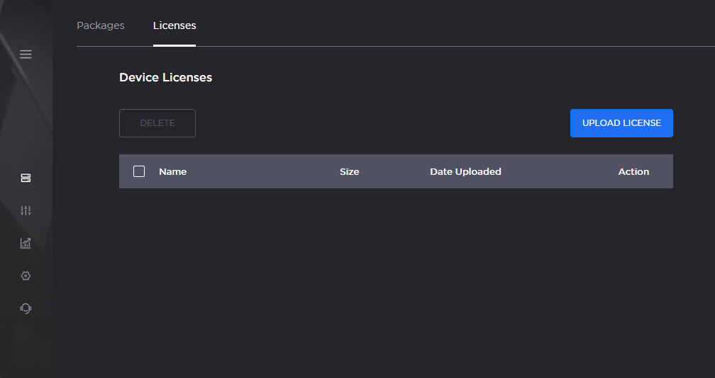 Managing Device Licenses