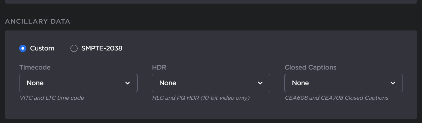 Activating Ancillary Data