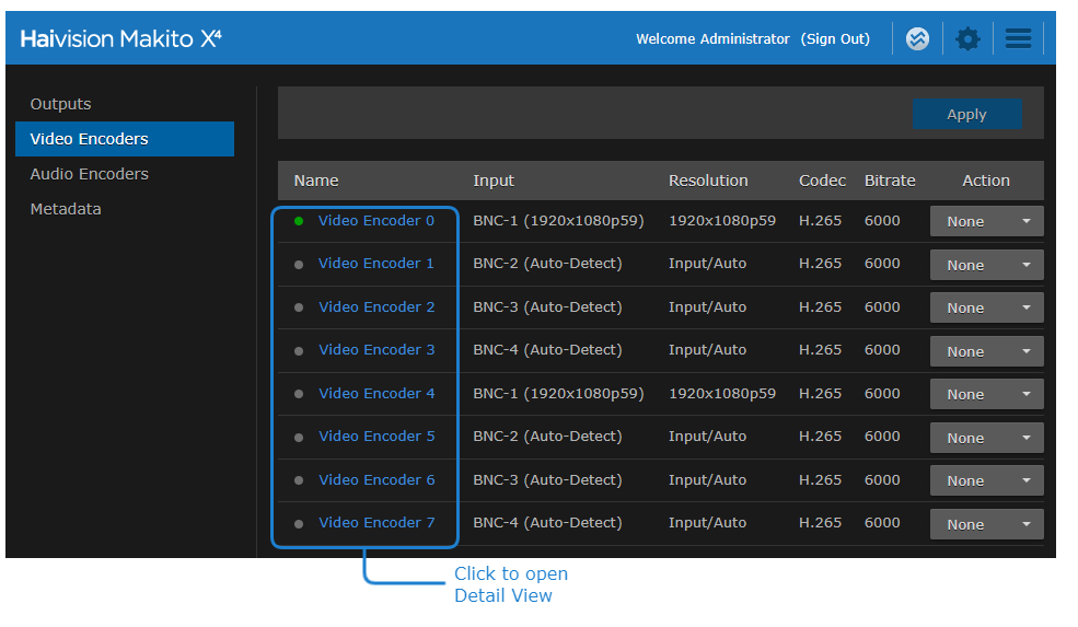 Setting Up a Source Stream