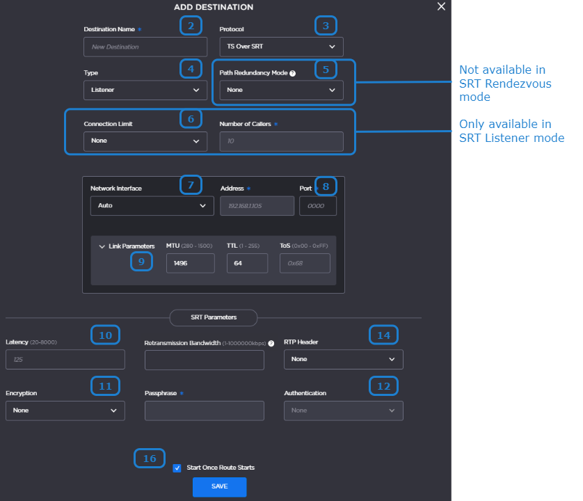 Section 4 Destinations