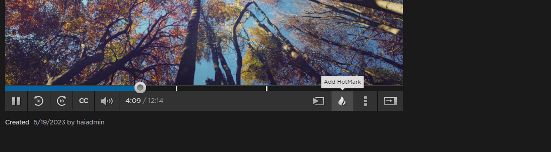 Managing HotMarks