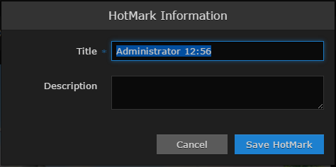 Managing HotMarks