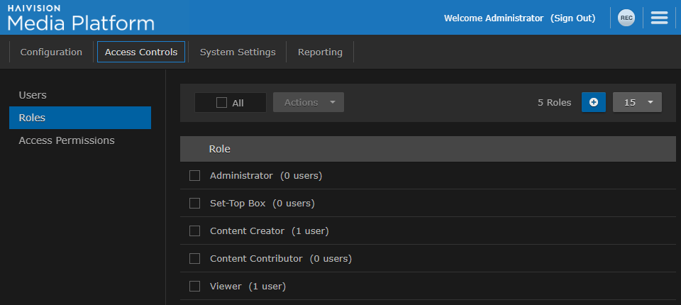 Creating Custom Roles