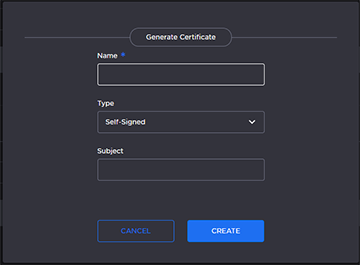 Generating a Certificate