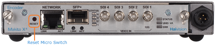 Resetting the Encoder