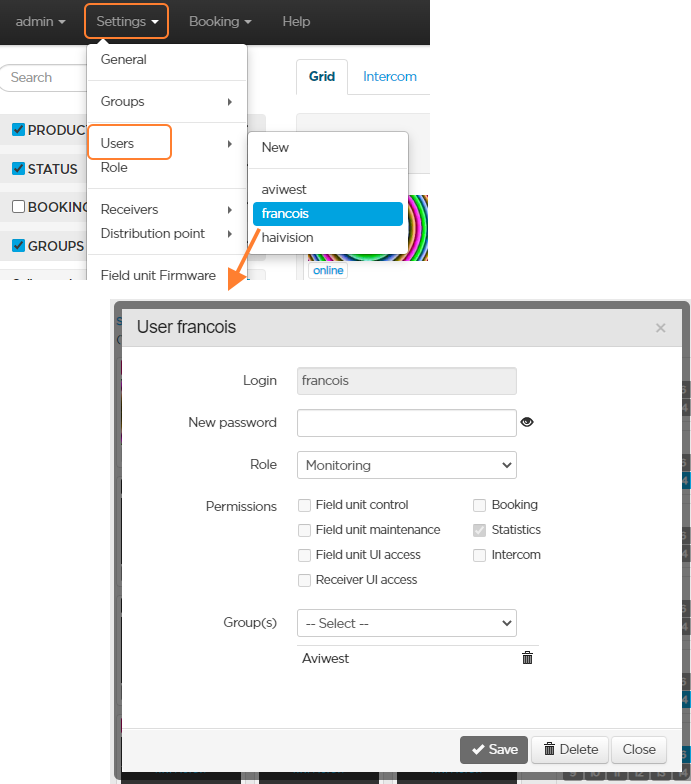 Modifying a User Account