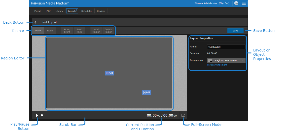 Using the Layout Editor